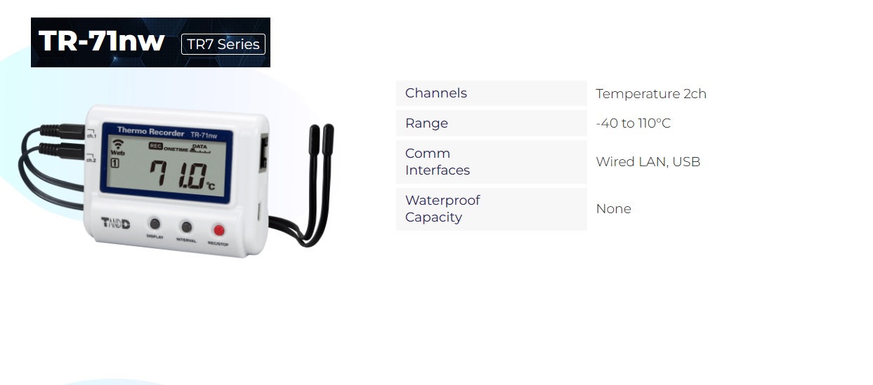 Ichiban Precision Sdn Bhd - T&D - T&D Thermo Recorder